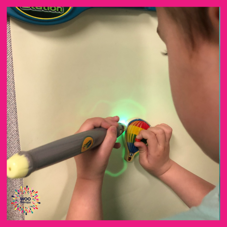 Working on a vertical surface supports a child's develoment in many areas.